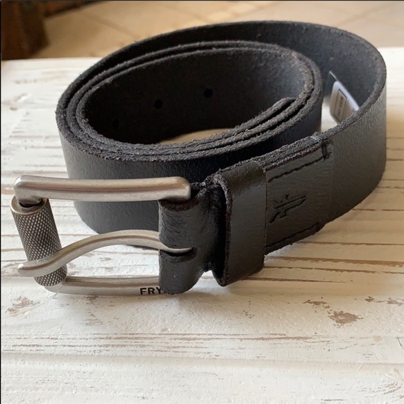 Frye | Accessories | Frye Black Leather Belt Nwt | Poshmark